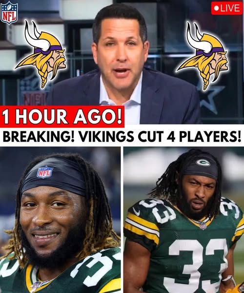 The Minnesota Vikings dropped four key players just days before their ...